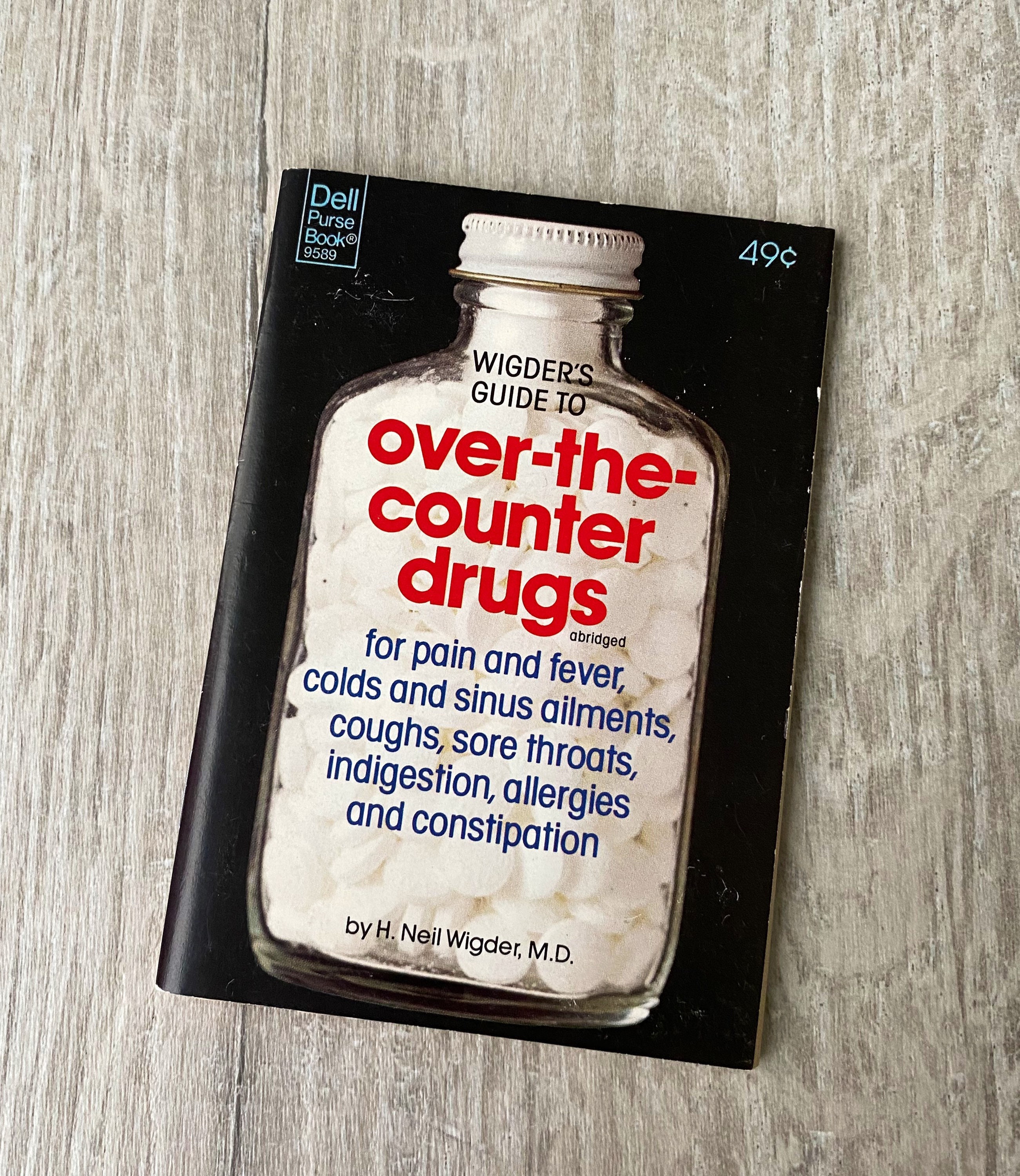 Vintage 1980 Over the Counter Drugs Book Dell Purse Book 1980s - Etsy