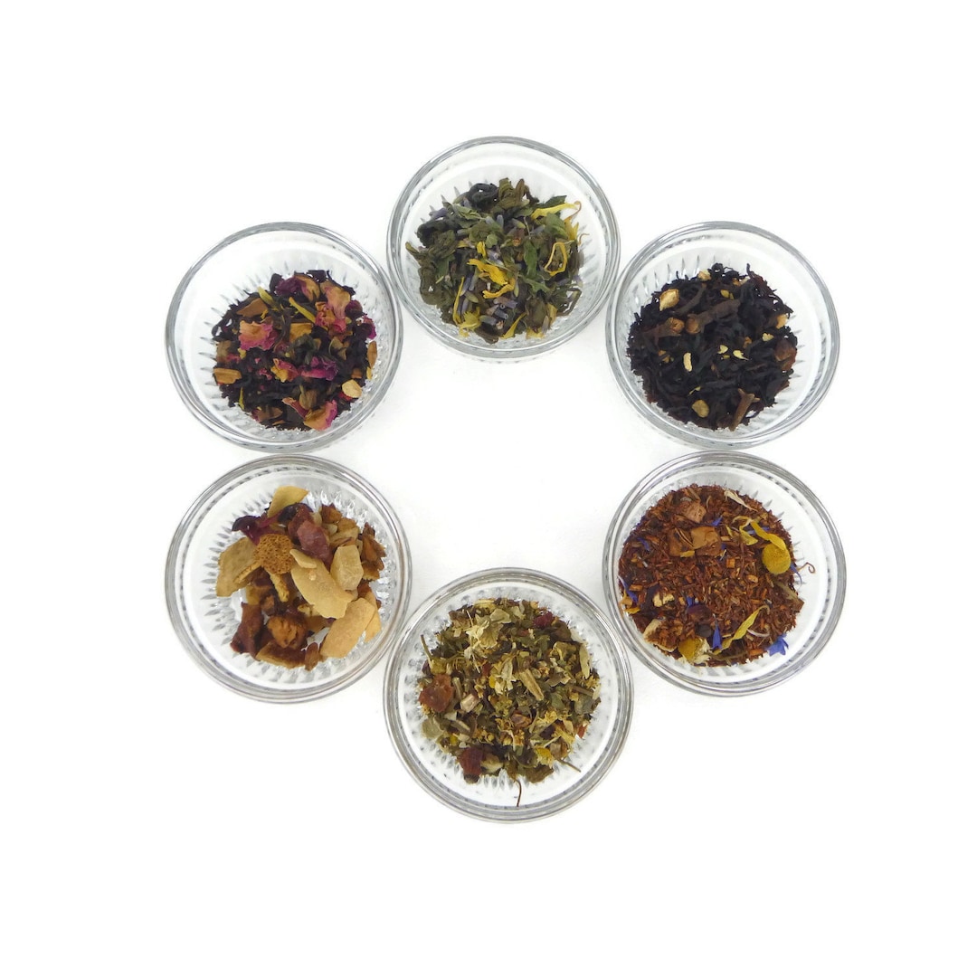 Choose 6 Samples of Tea- Black Tea - Green Tea - Herbal Tea - Etsy