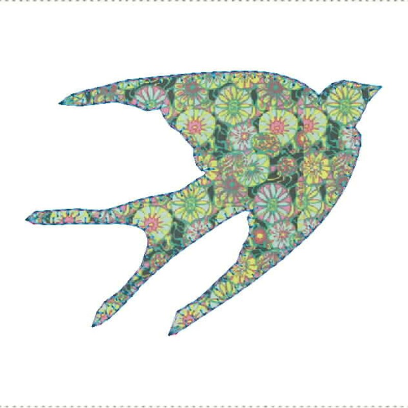 Swallow Applique - Etsy