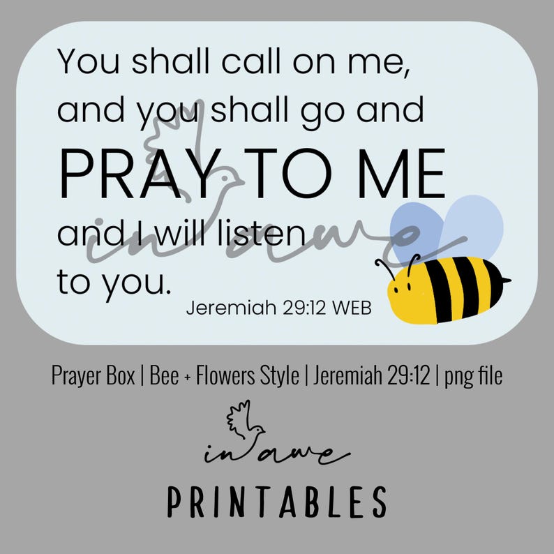 Prayer Box Printables | DIY Sunday School Craft for Kids | Homeschool ...