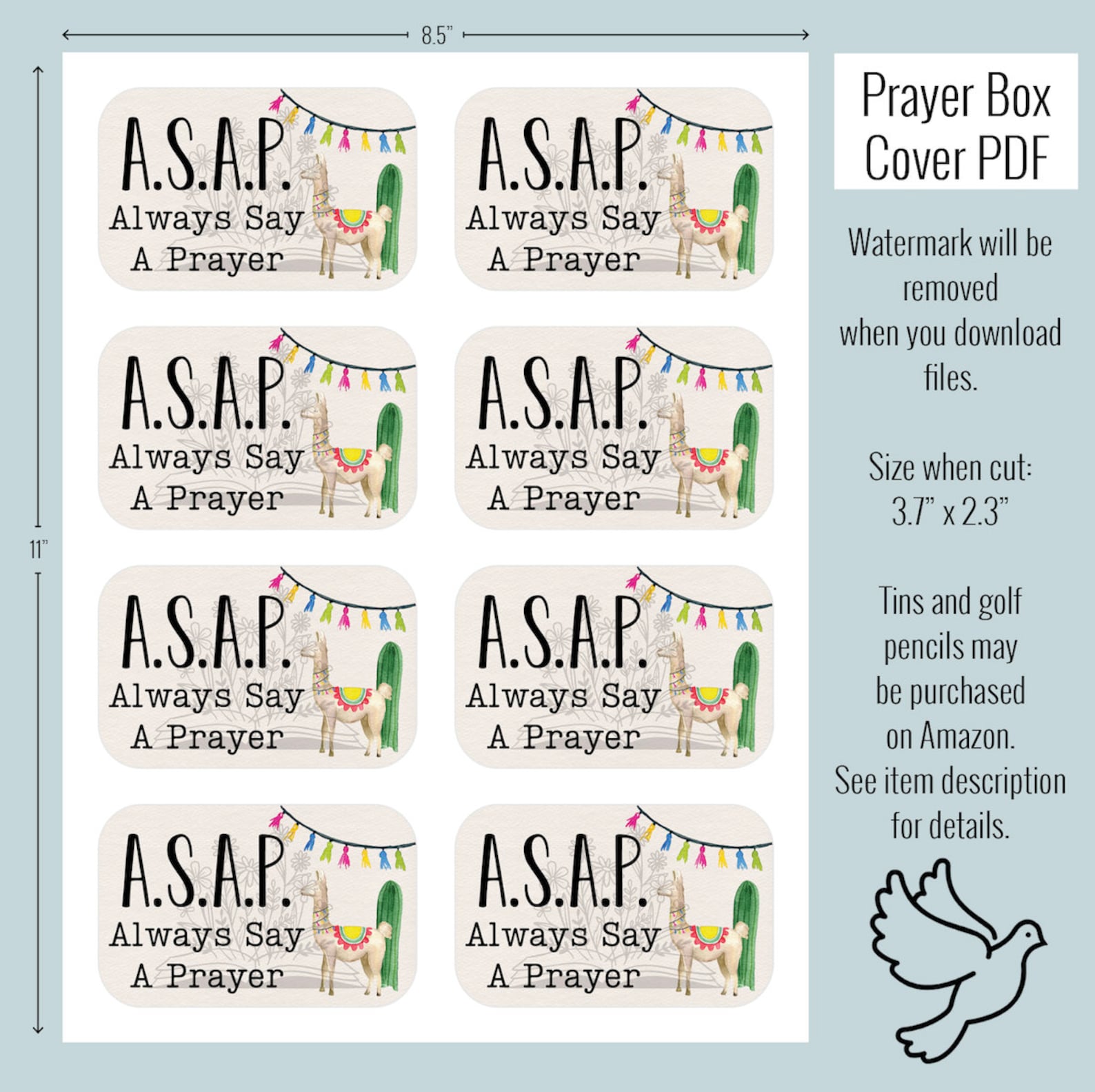 Prayer Box Printable | Altoid Tin Diy | Kids Craft | Sunday School ...