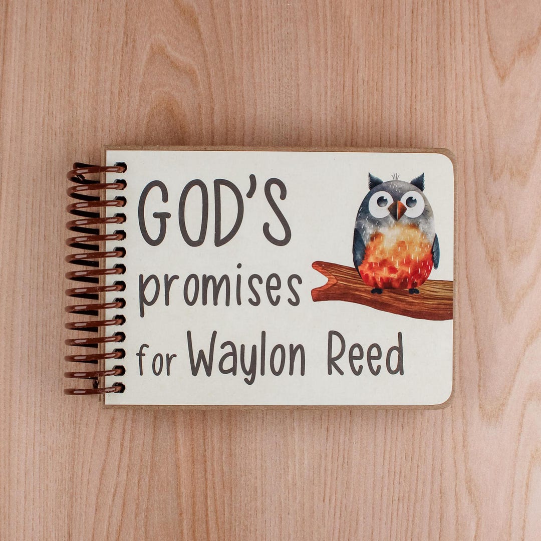 Personalized Promise Book for Baby Baptism - Goddaughter Gift From ...