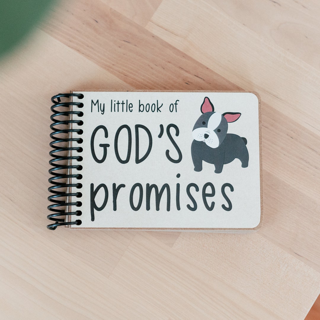 God's Promise Book for Kids Handcrafted Children's Bible Verse Board ...