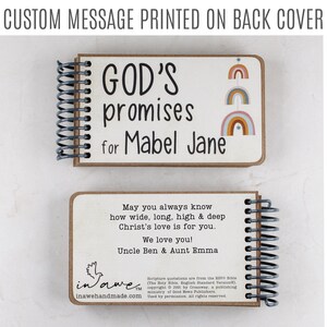 Personalized God's Promise Gift Book Personalized Custom Message ...