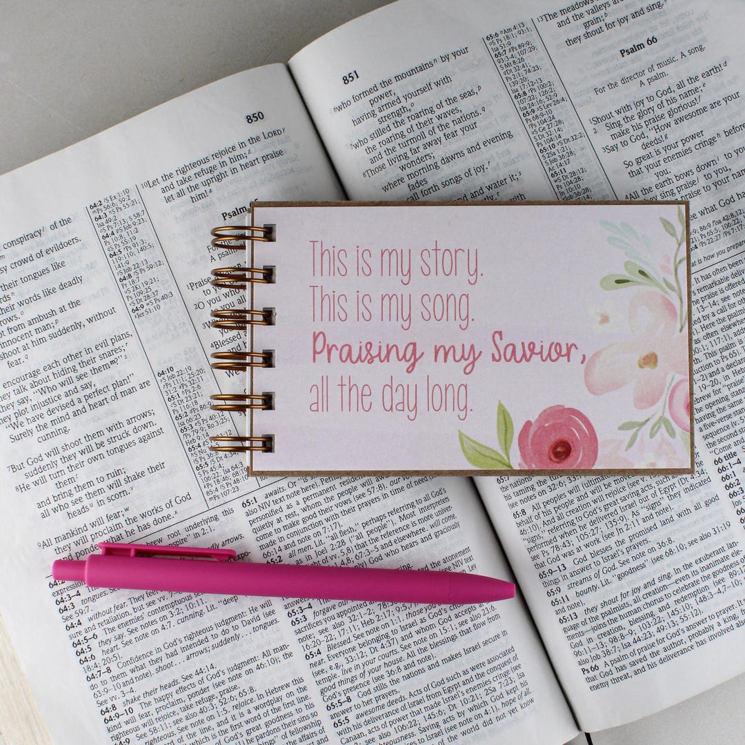 5-minute Christian Gratitude Journal: Peaks, Pits, Praises & Prayers - Etsy