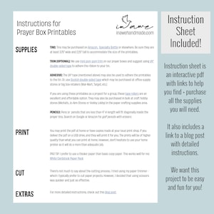 DIY Prayer Box Printable Craft Perfect for Kids and Adults - Etsy