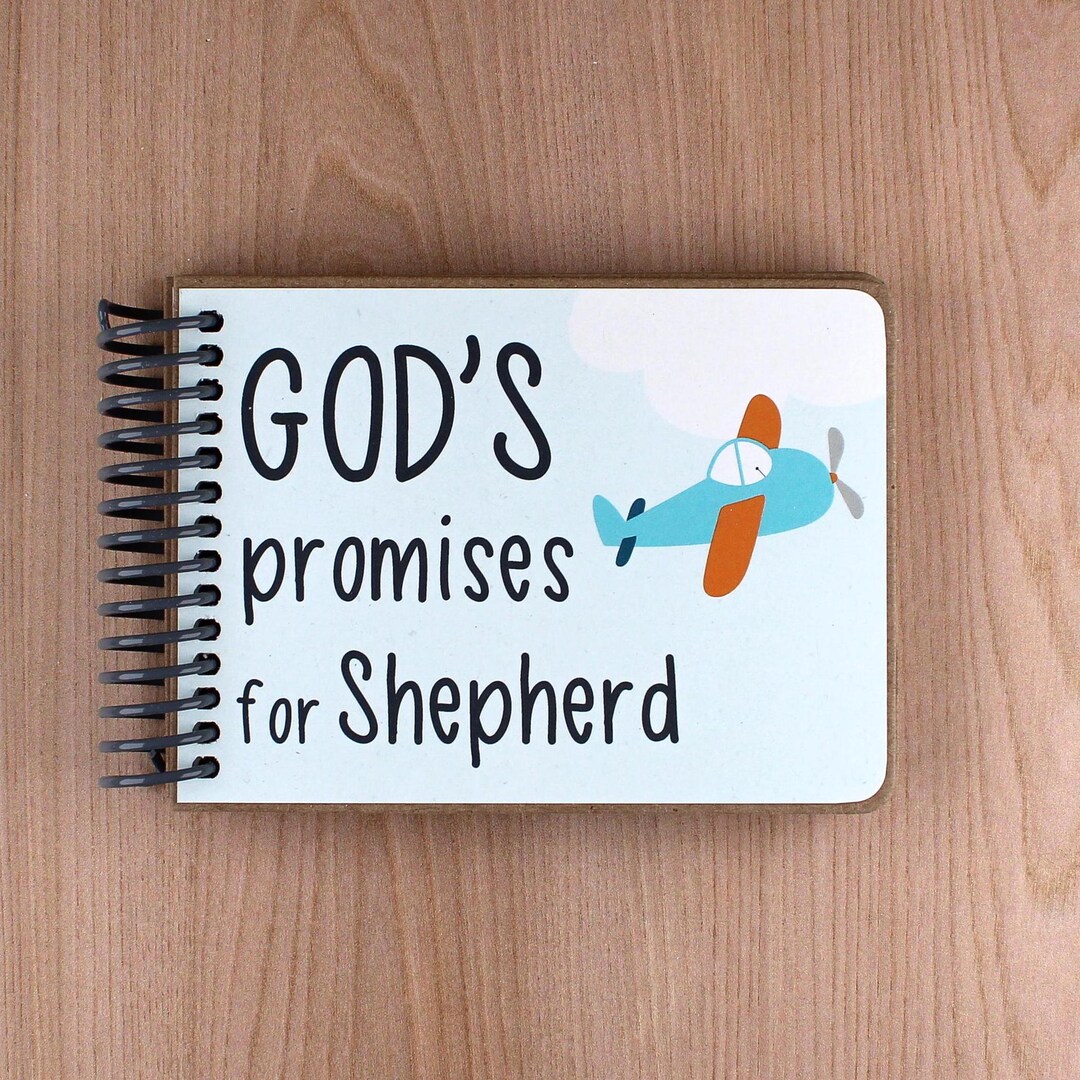Personalized God’s Promises Book - Christening Gift for Boys, Baptism ...