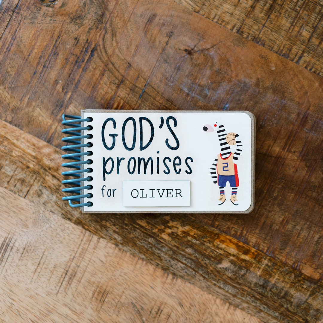 Personalized God's Promise Book - A Precious Baptism or Christening ...
