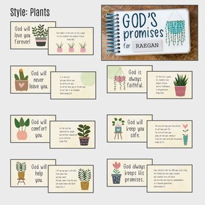 Personalized God's Promise Book With Bible Verses Unique Gift for Baby ...