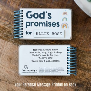 Personalized God's Promise Gift Book Personalized Name + Message ...