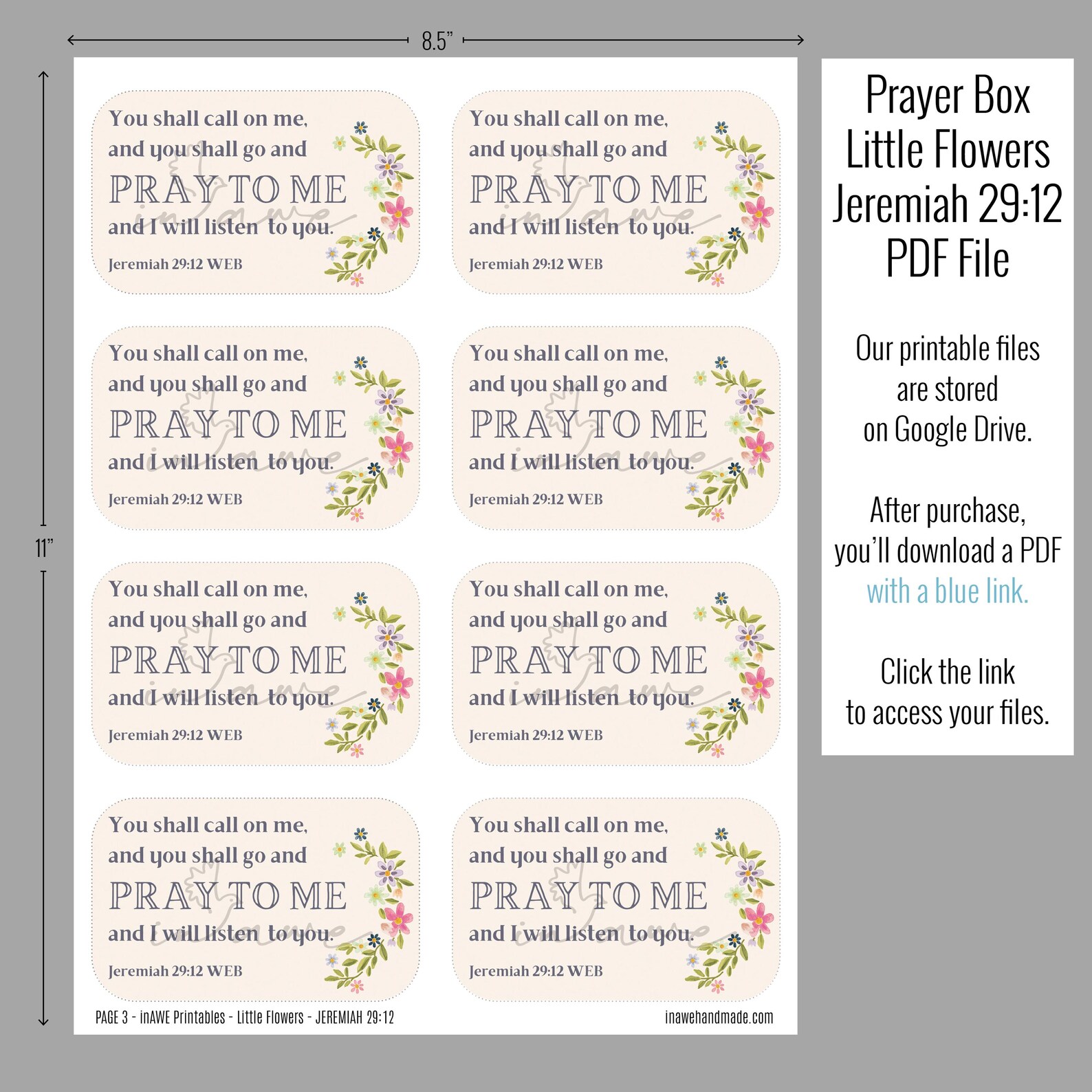Prayer Box Printables | DIY Craft for Church Ladies | Ladies Day Craft ...