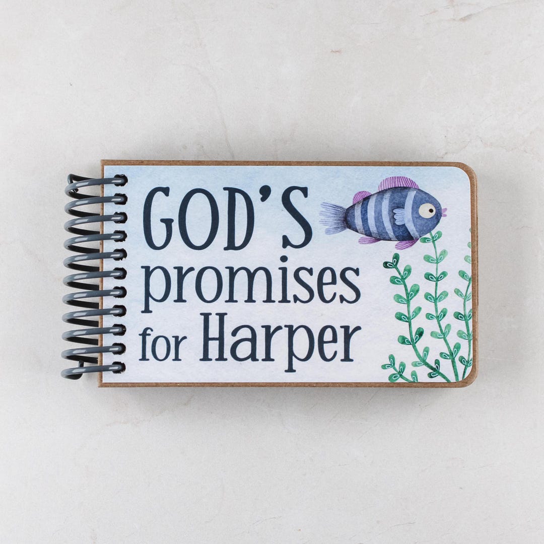 Personalized God's Promises Book: Christian Baptism Gift - Etsy