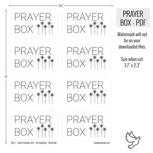 DIY Prayer Box Printable Craft - Perfect for Kids and Adults - Etsy