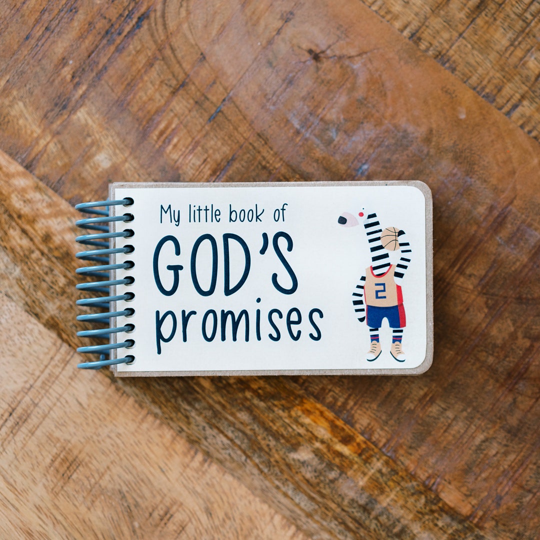 God's Promises Book Handcrafted 1st Birthday Gift for Baby Boy With ...