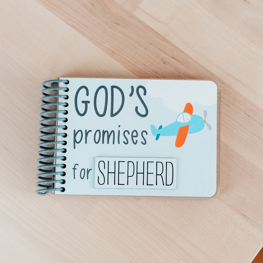 Personalized God's Promises Book Exceptional Baptism or Christening ...