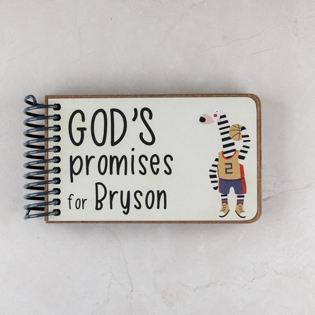 Personalized God's Promise Book - A Precious Baptism or Christening ...