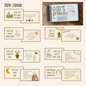 Personalized God's Promise Book With Bible Verses Unique Gift for Baby ...