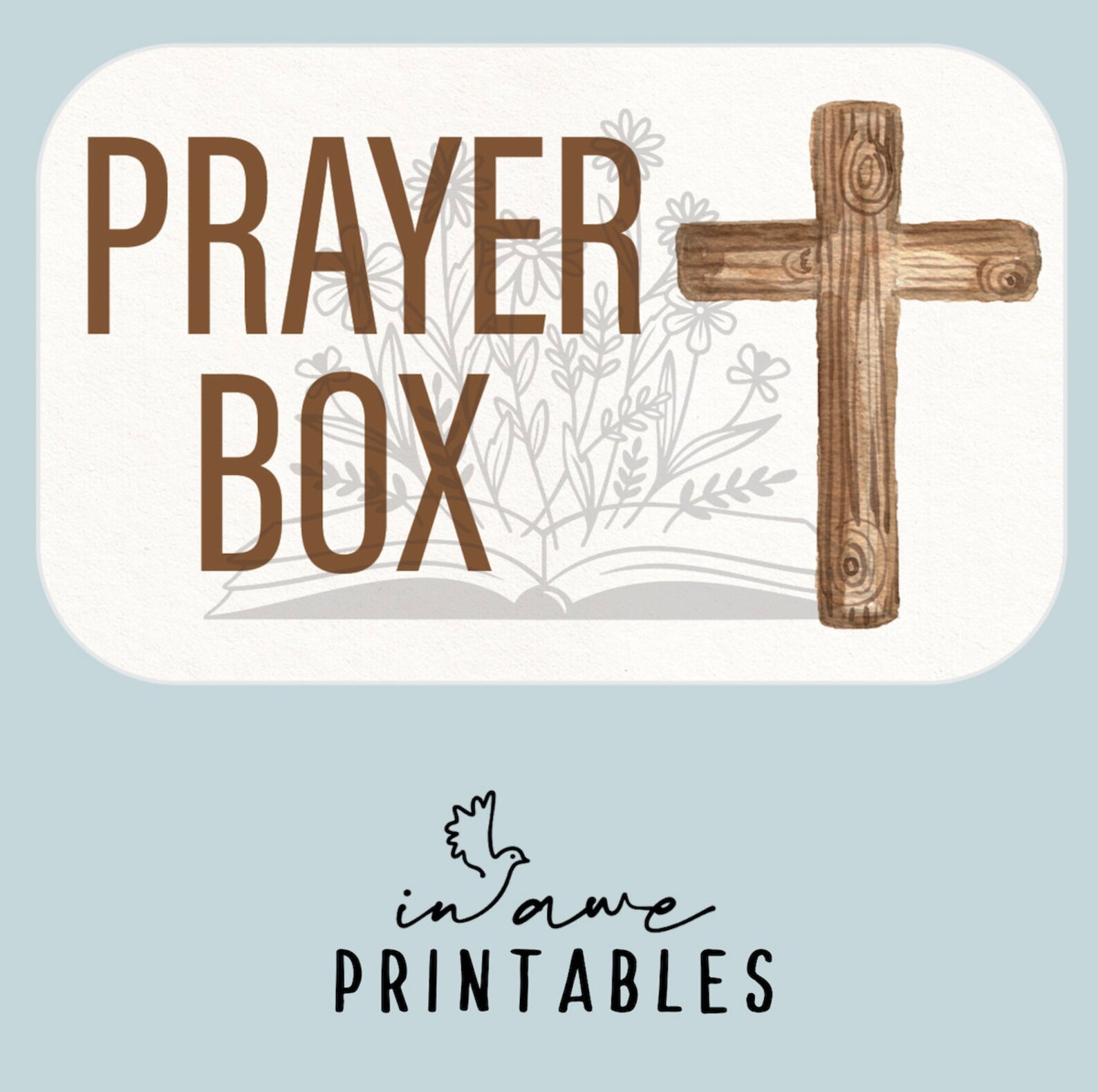 Prayer Box Printable Altoid Tin Diy Tin Craft Kids Craft - Etsy