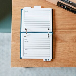 Handcrafted Personalized Address and Phone Book - Made in USA - With ...