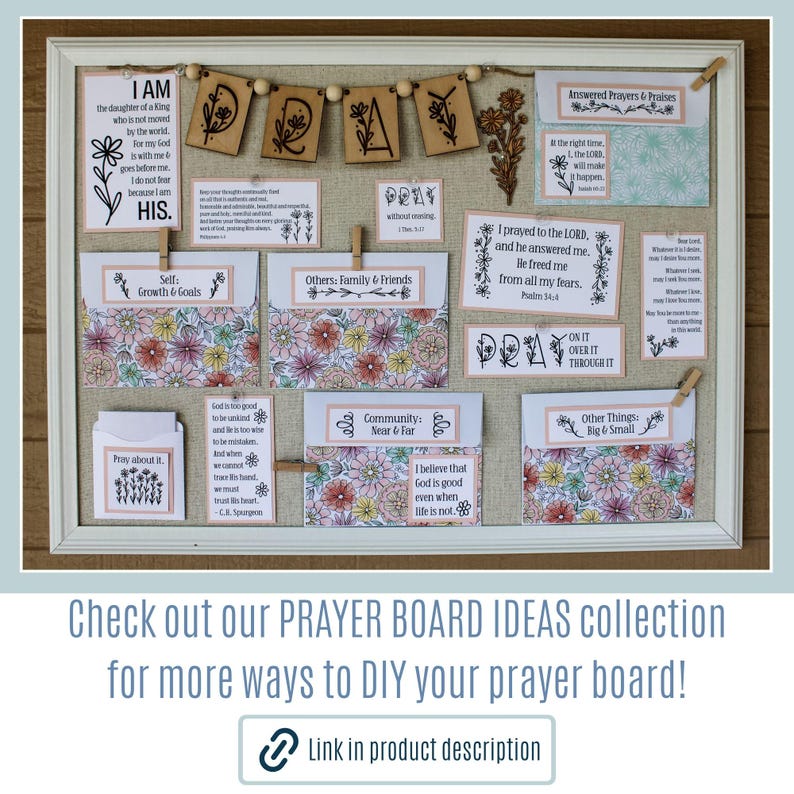 DIY Christian Vision Board Banner: Groovy PRAY Wood Sign Kit - Etsy