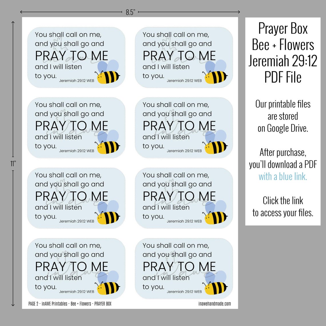 Prayer Box Printables | DIY Sunday School Craft for Kids | Homeschool ...