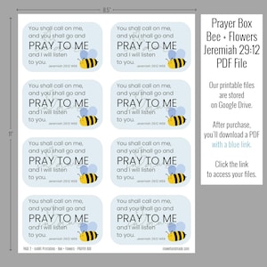 Prayer Box Printables | DIY Sunday School Craft for Kids | Homeschool ...