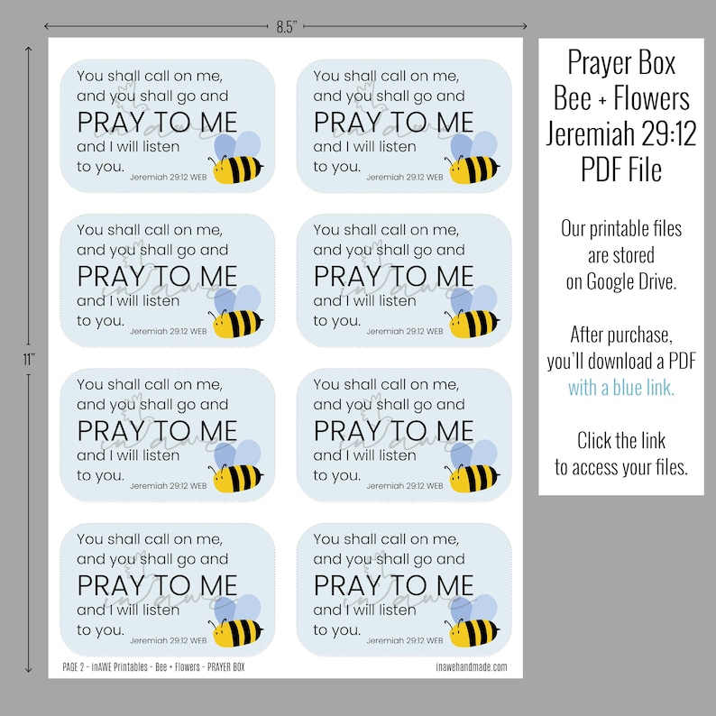 Prayer Box Printables | DIY Sunday School Craft for Kids | Homeschool ...
