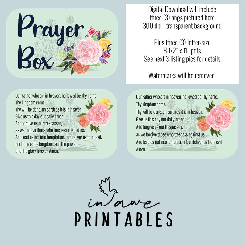 Prayer Box Printable | Altoid Tin Diy | Tin Craft | Kids Craft | Sunday ...