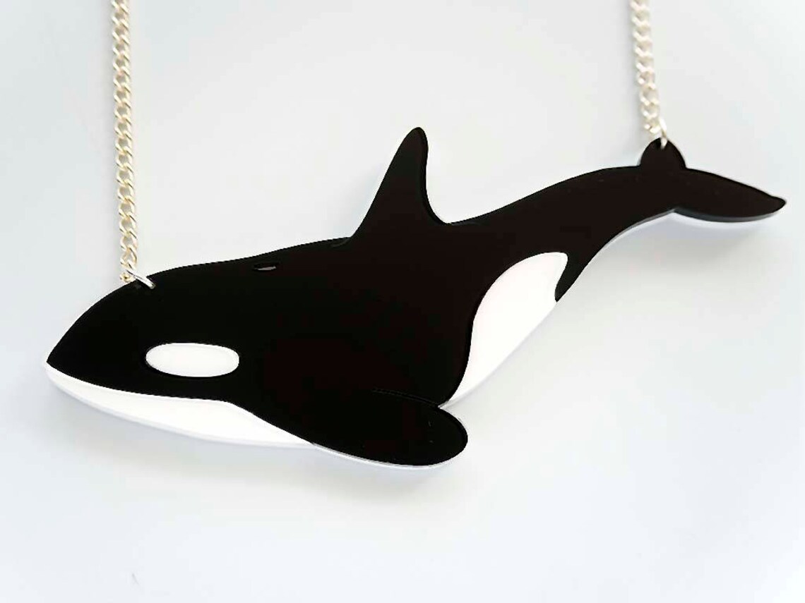 Orca [killer Whale] Necklace - Etsy