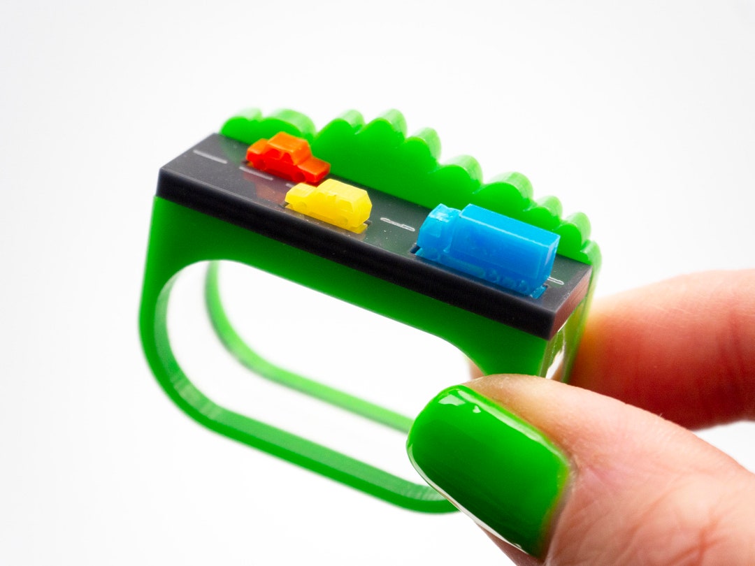 Ring Road - Statement Double Finger Ring - Etsy