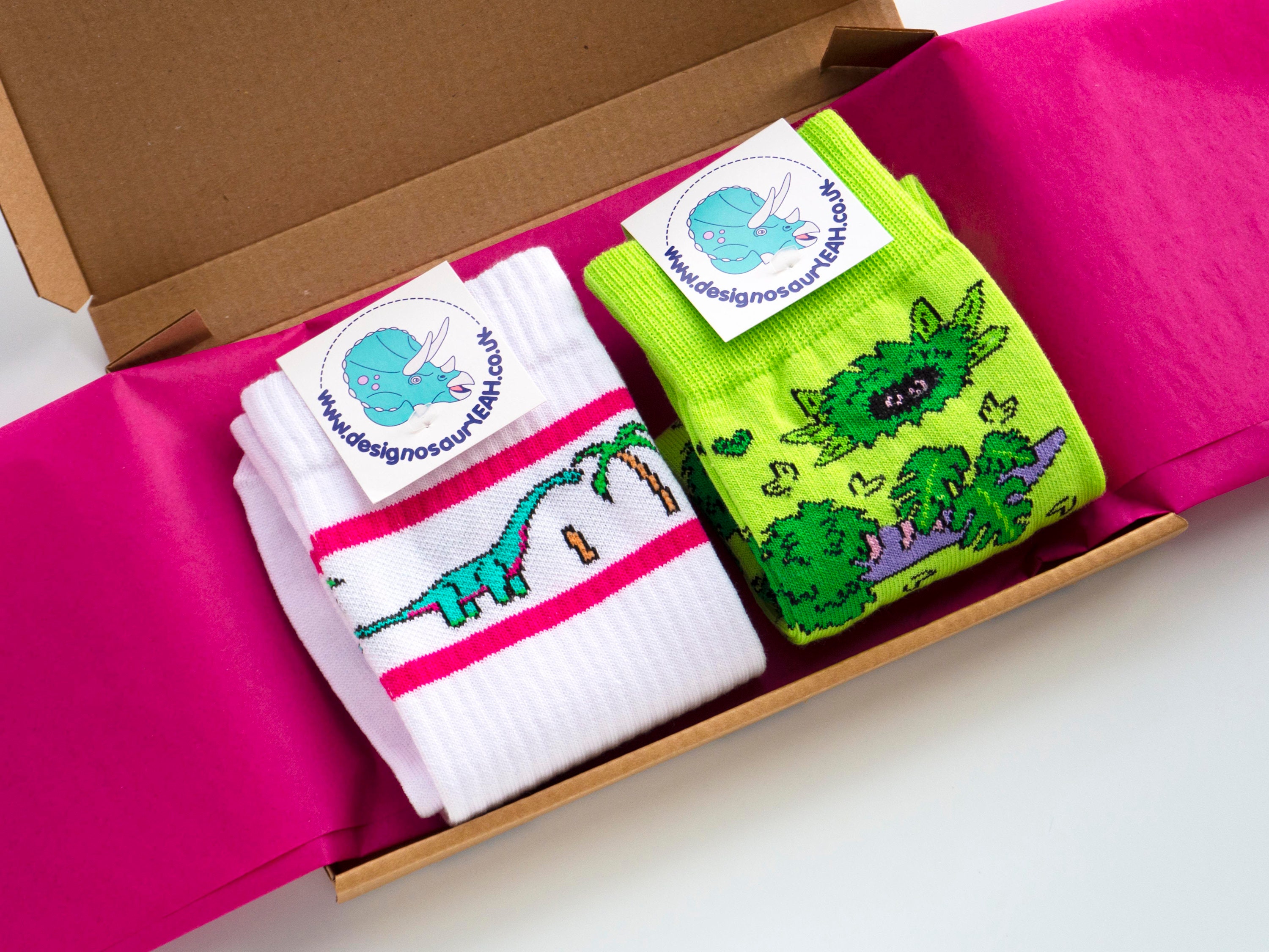 Diplo Sport Socks - Palm Trees and Pink Stripes - Etsy