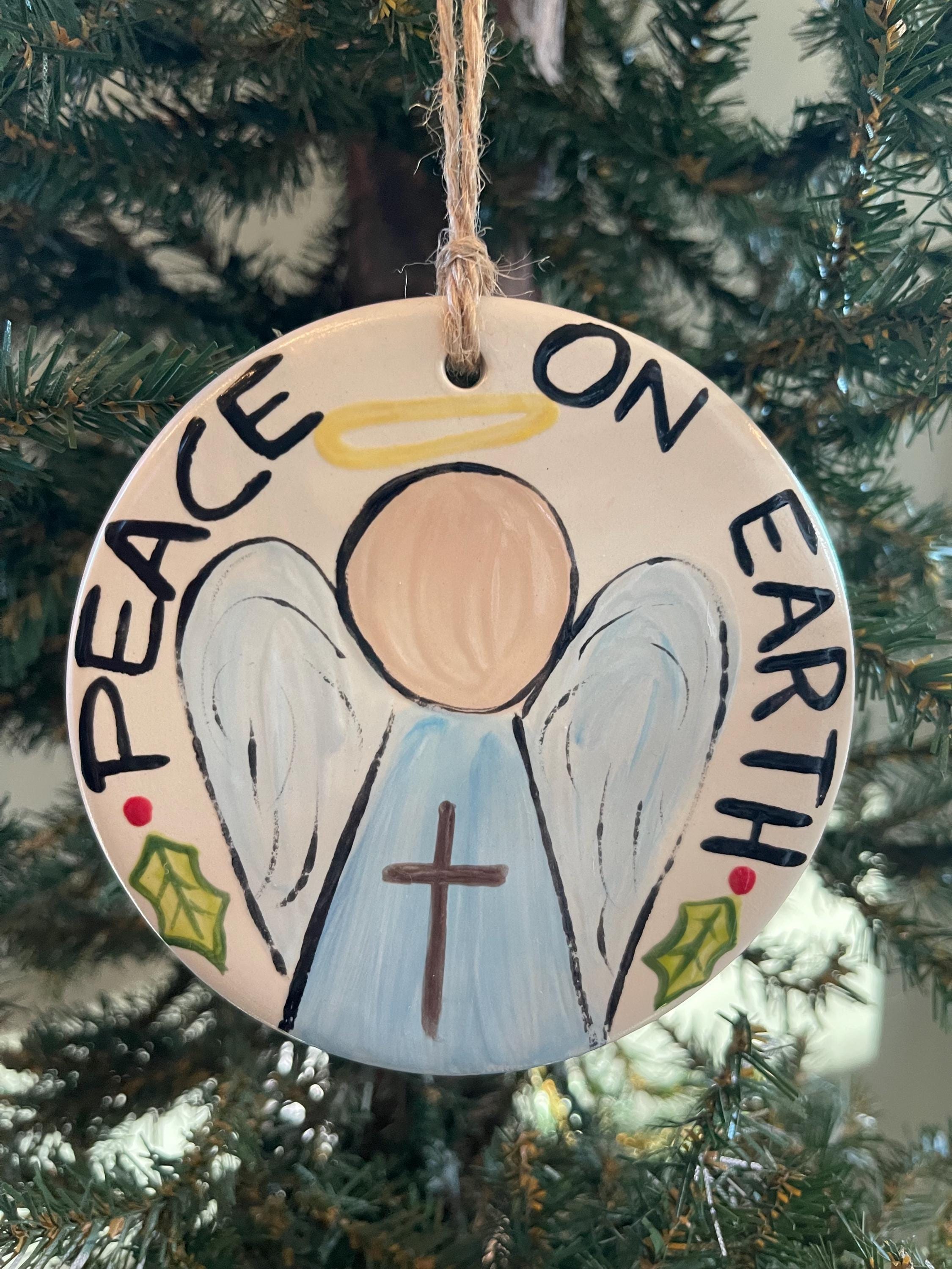 Angel / Peace on Earth Ornament - Etsy