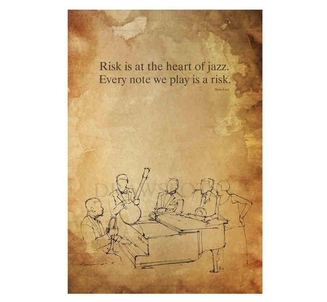 Steve Lacy Jazz Quote Art Print, Man Cave Decor (11x14 In) - Etsy