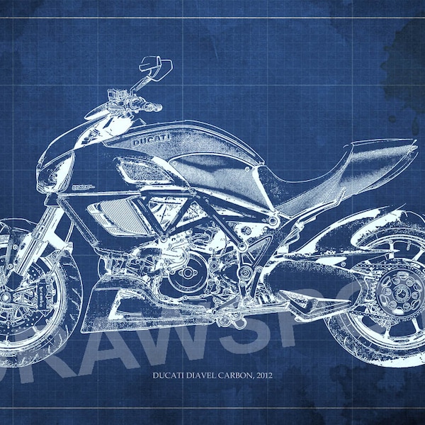 Ducati Art Print - Etsy