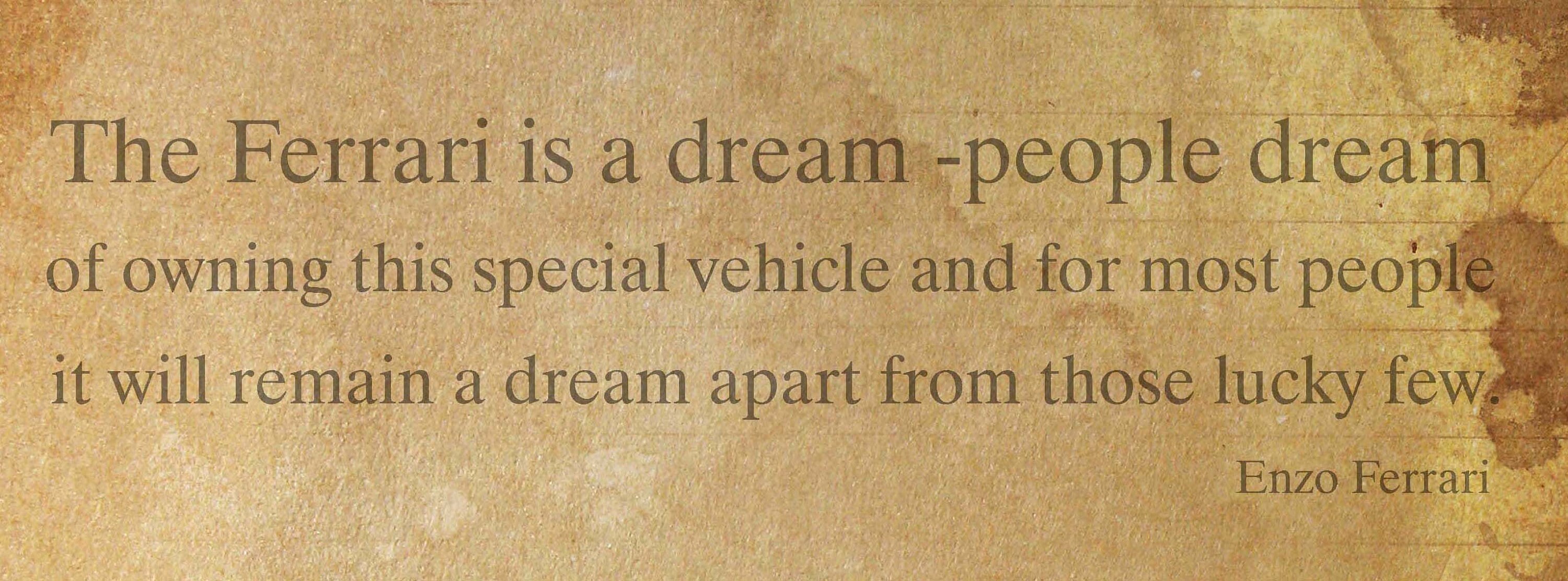 Enzo Ferrari Quote, 11.5x16 In. Original Handmade Drawing Art Print ...