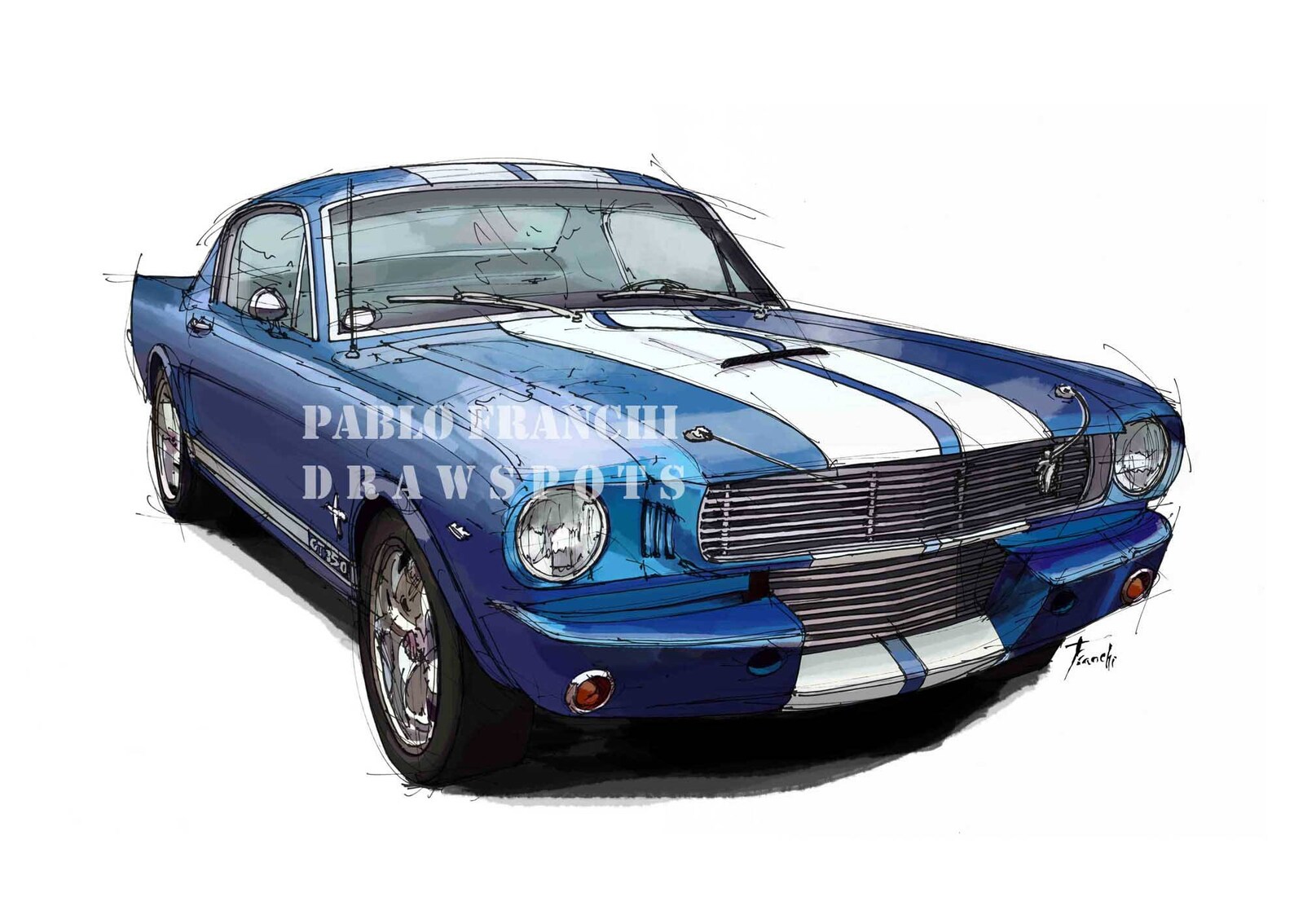 Personalized Car Sketch Print, Custom Automotive Art (11.5x16) - Etsy