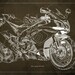 APRILIA RSV4 RF Blueprint, Art Print 8x12in and Larger Sizes ...