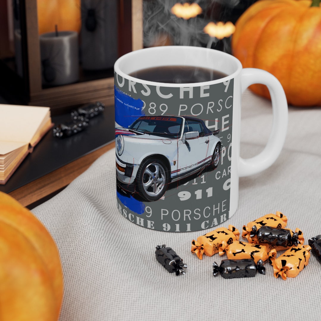 Ceramic Mug 1989 Porsche 911 Carrera,11oz,ford Mug,porsche Mug,red Mug ...