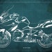 2017 BMW R1200RT Blueprint,art Print 14x9.60 to 60x41in,bike Art Print ...