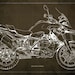2016 BMW R1200GS Blueprint, Art Print 8x12in to 60x41in, Motorcycle Art ...
