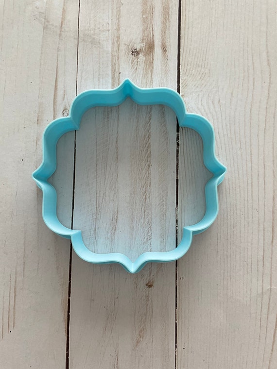 Fancy Square Plaque A Cookie Cutter - Etsy