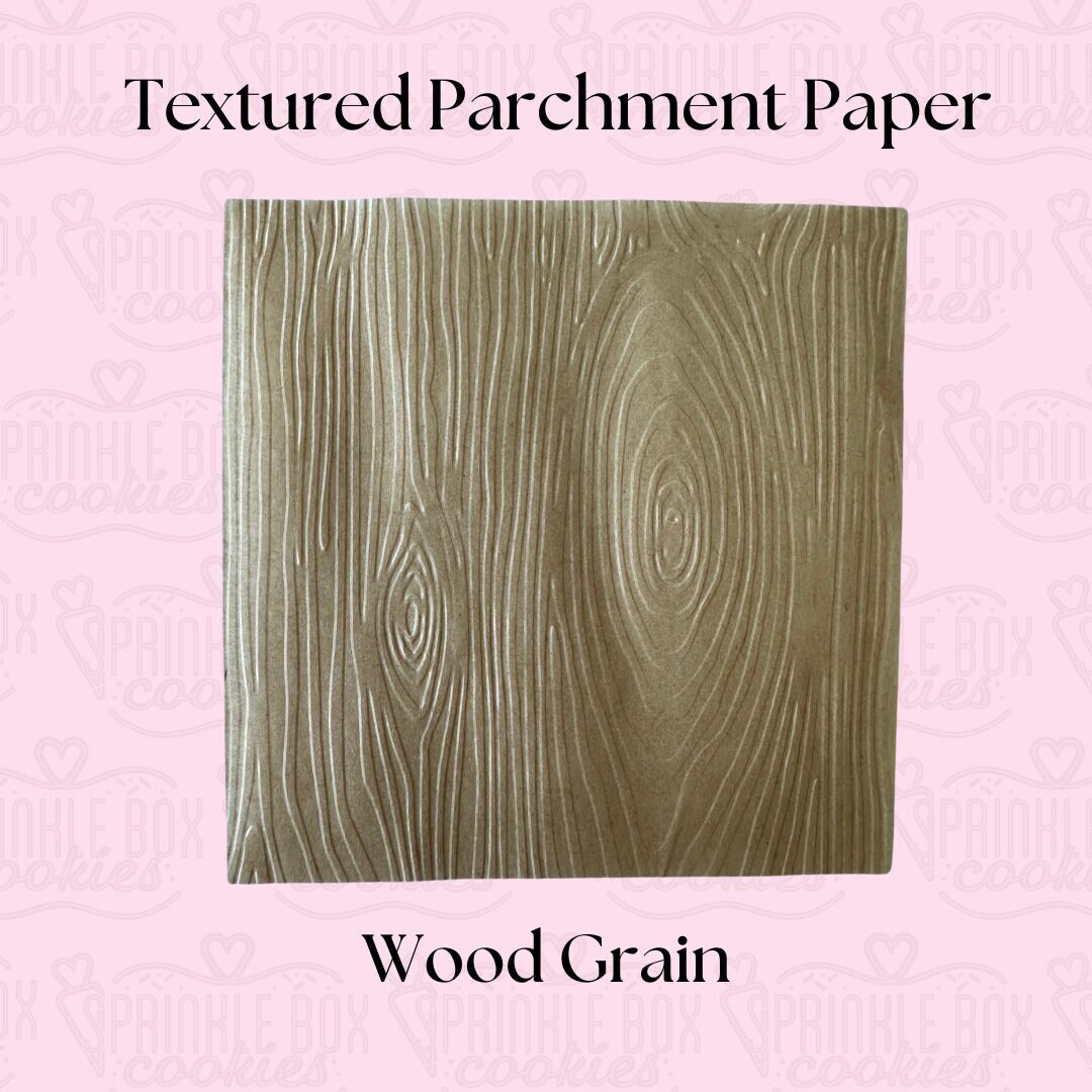 Wood Grain Textured Parchment Paper, Dimensional Parchment - 4X4 Inch ...