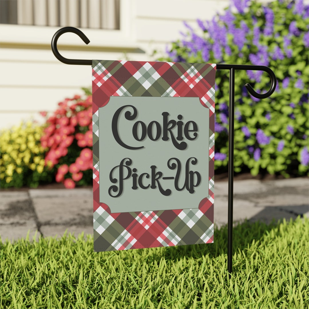 Christmas Cookie Pick-up, Garden & House Banner, Cookie Pop-up, Cookie ...