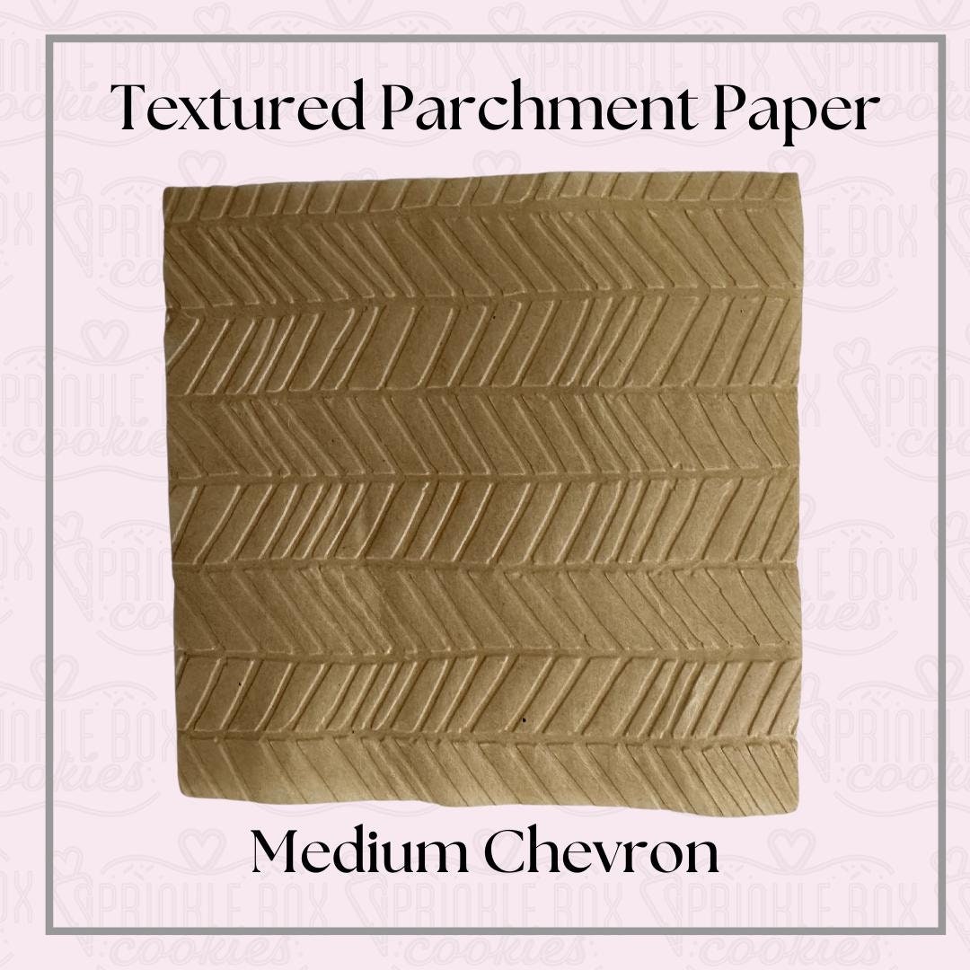 Medium Chevron Textured Parchment Paper, Dimensional Parchment - 4X4 ...