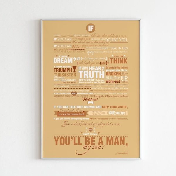 If Rudyard Kipling - Etsy