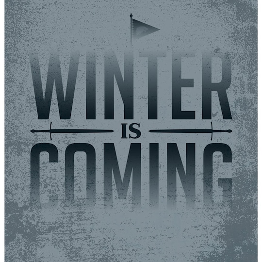 Game of Thrones inspired Poster Art Print Typography with illustration ...