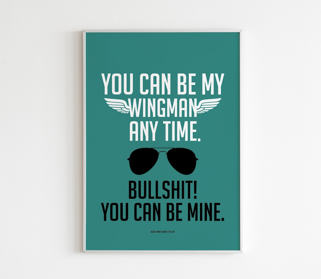 Digital Art of TOP GUN Movie Inspired Poster Quote Love Print ...