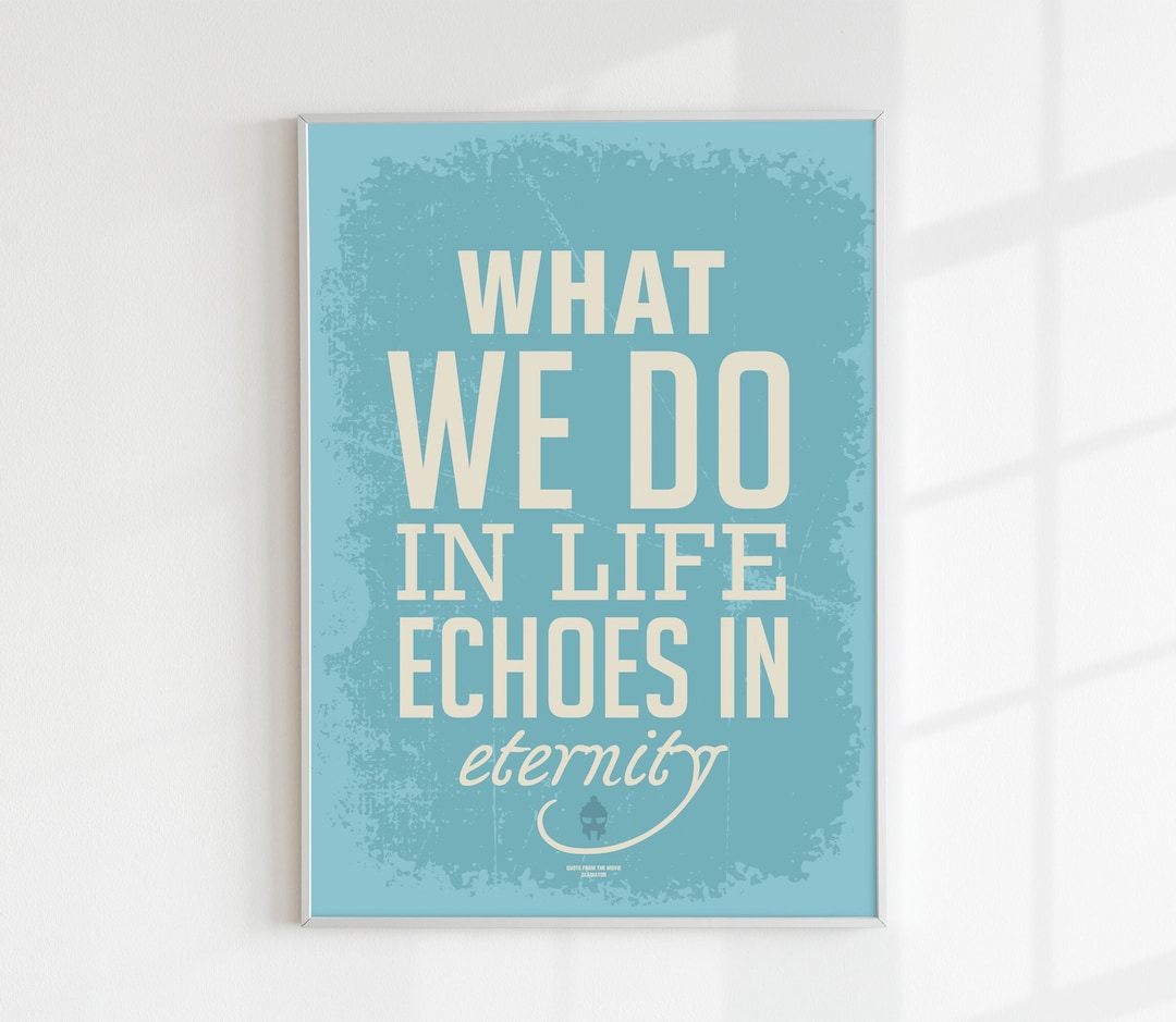 Digital Print Gladiator Inspirational Poster Print Russel Crowe ...