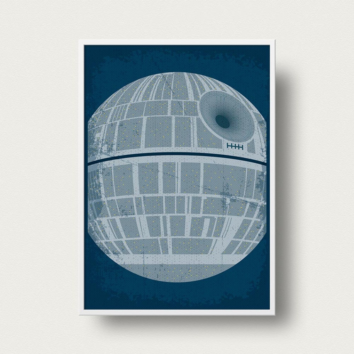 Death Star Poster Movie Print Star Wars Death Star Movie - Etsy