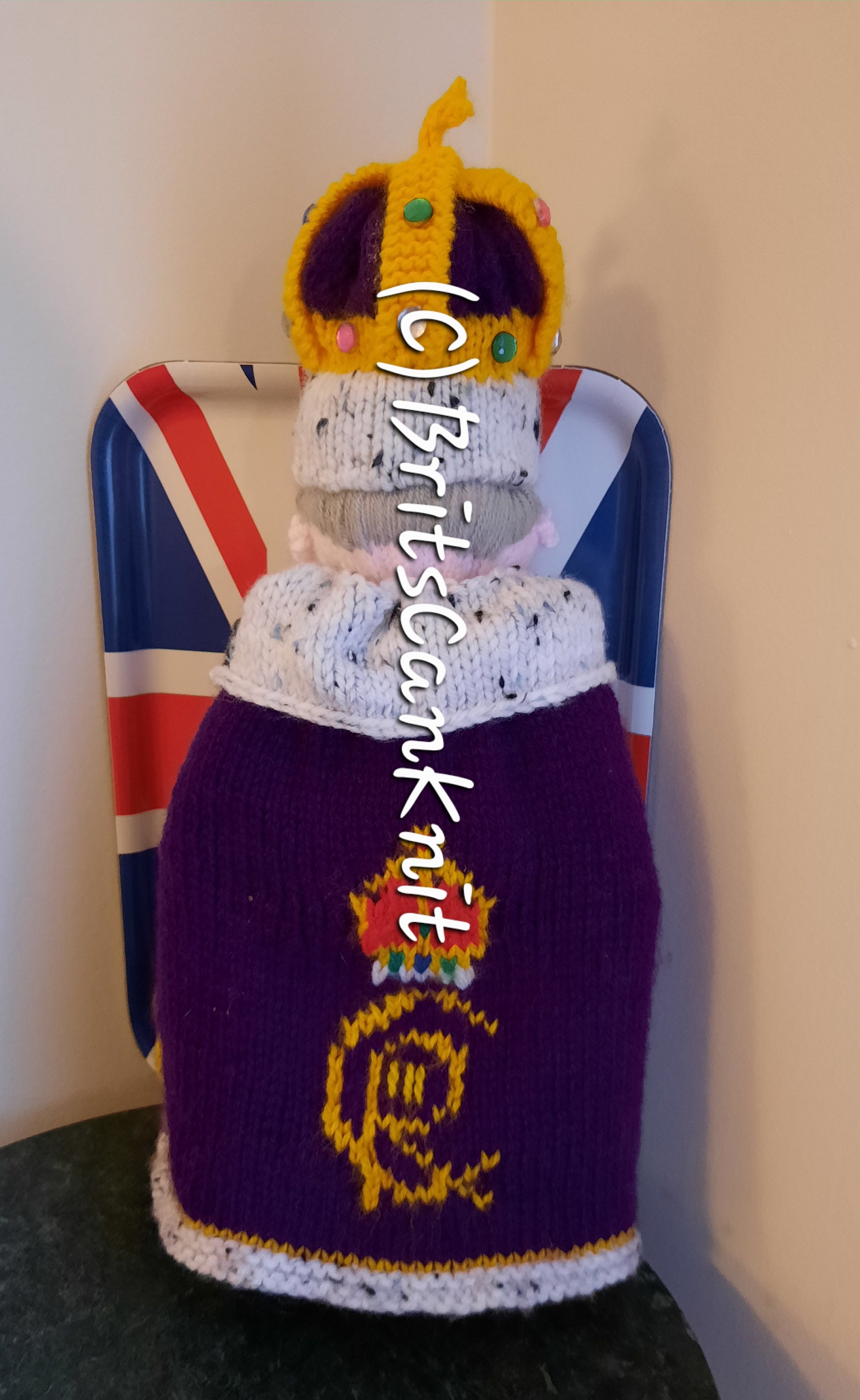 CORONATION SOUVENIR PATTERN - King Charles Commemorative Doll Knitting ...